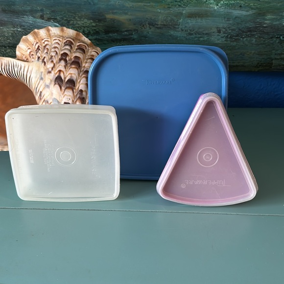 Tupperware | Kitchen | 3 Vintage Tupperware Lidded Boxes Great For ...